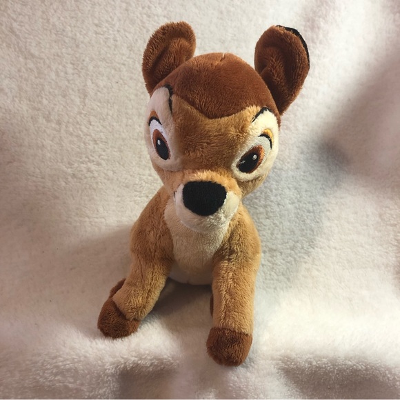 Disney | Toys | Disney Baby Bambi In Seated Position Stuffed Animal Toy ...